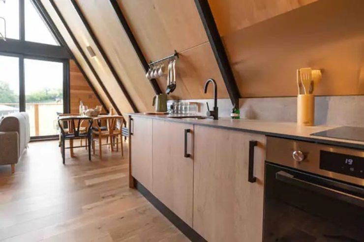 Scandinavian A-Frame Modern Cabin - defve