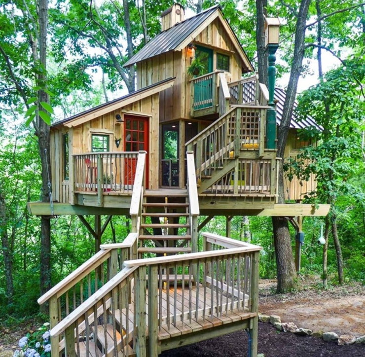 Bird House Inspired Tree House Idea - defve