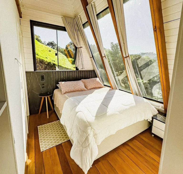 82m2 Modern A-Frame House Design; Great View - defve